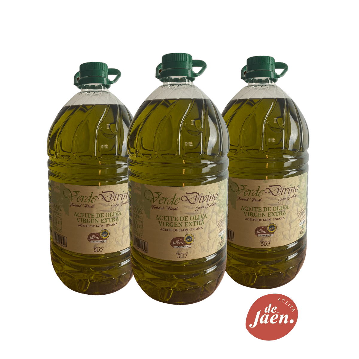 Aceite de Oliva Virgen Extra Picual Campaña 2023/24 Garrafa 5L (x3 ...