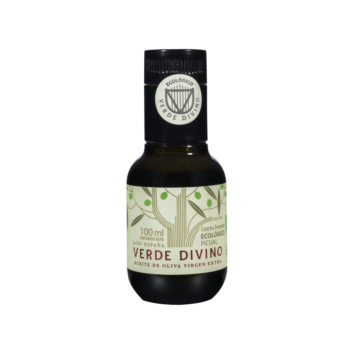 Aceite de oliva virgen extra Ecológico 100 ml - Verde Divino Aceites Moral